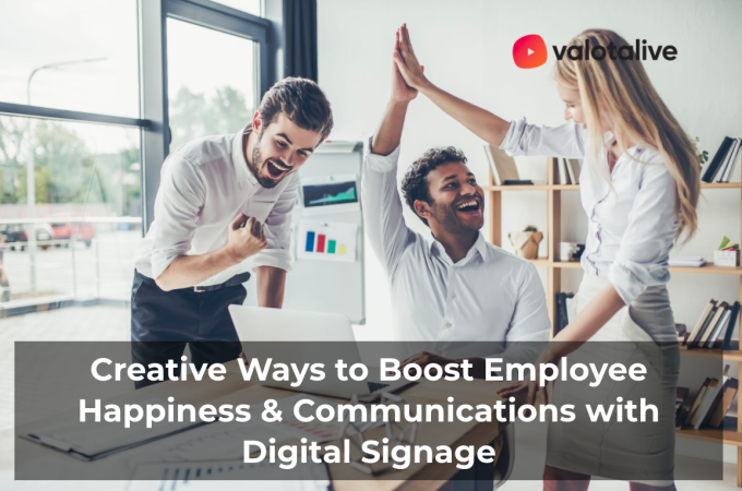 Creative Ways to Boost Employee Happiness & Communications with Digital ...